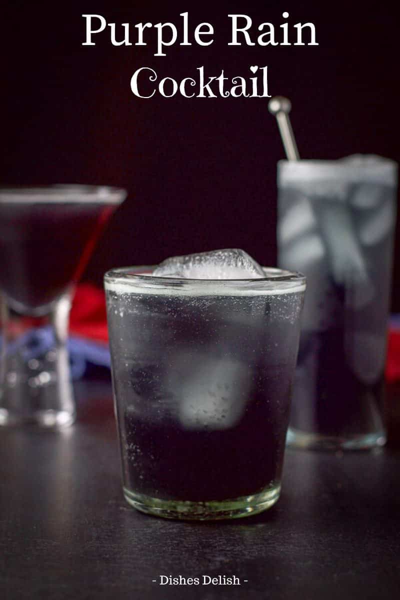 Purple Rain Cocktail | Dishes Delish
