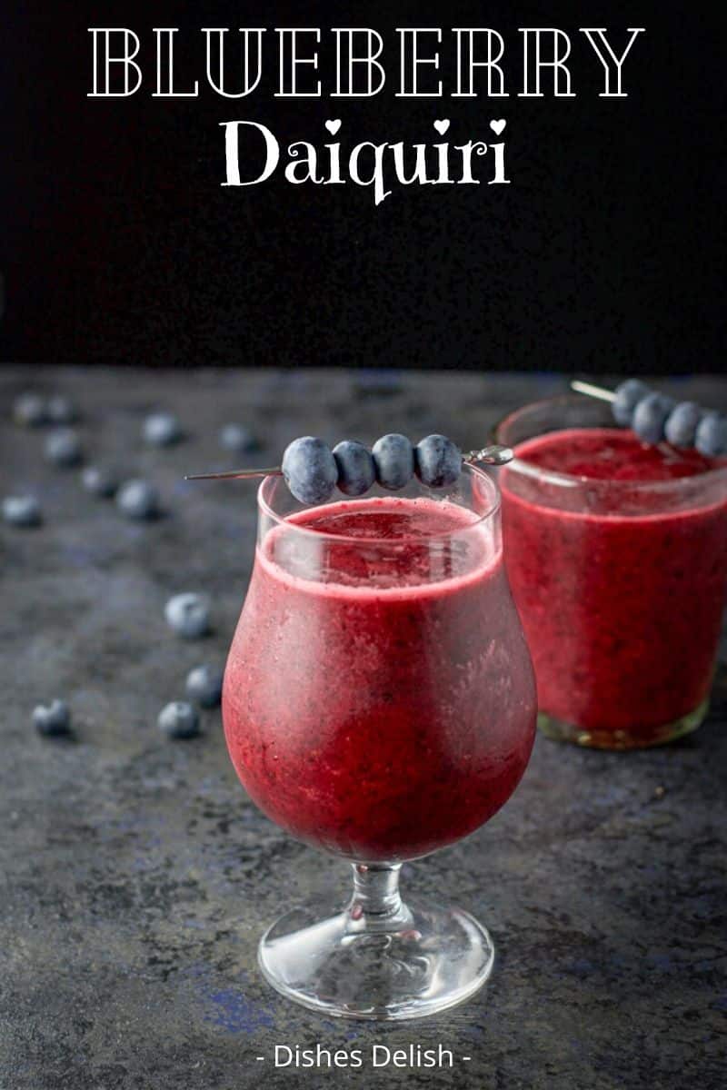 Blueberry Daiquiri | Dishes Delish