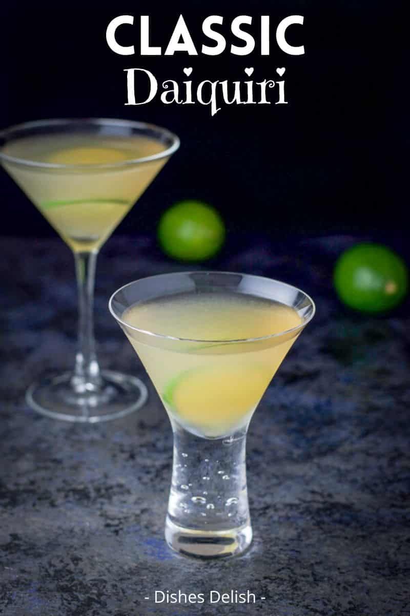 Classic Daiquiri Cocktail | Dishes Delish