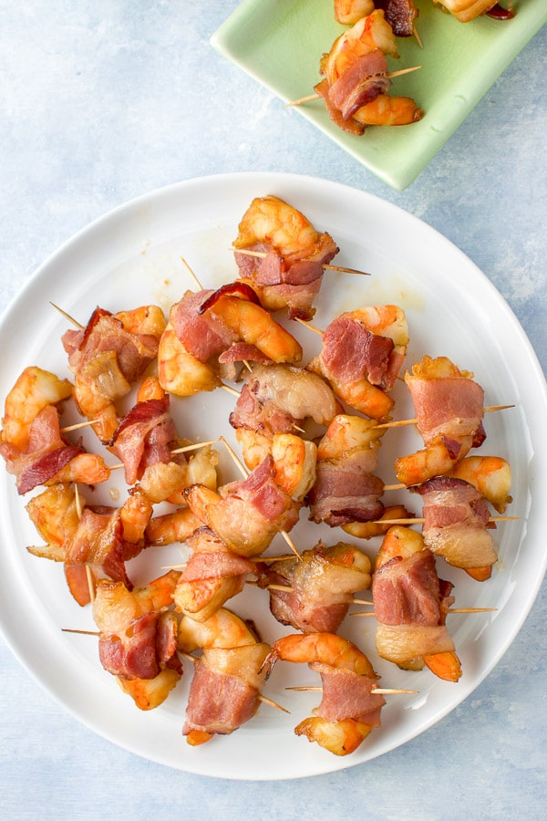 Bacon wrapped Shrimp | Dishes Delish