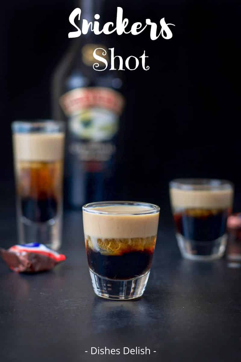 Snickers Shot | Dishes Delish