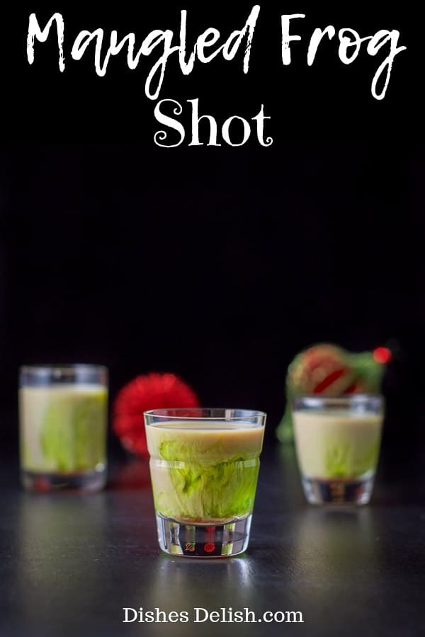 Mangled Frog Shot | 12 Shots of Christmas | Dishes Delish
