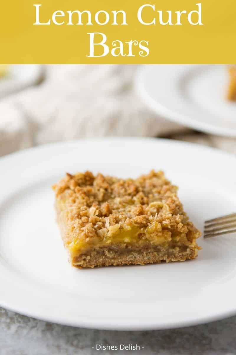 Lemon Curd Bars - Chewy, Vibrant and Delicious - Dishes Delish