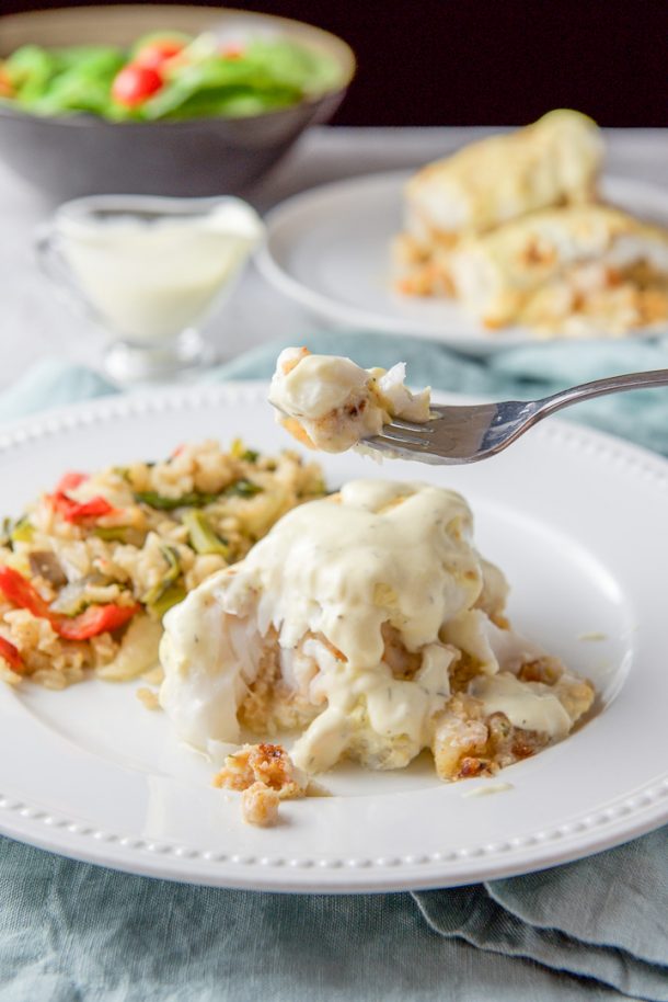 Seafood Stuffed Fish | Dishes Delish