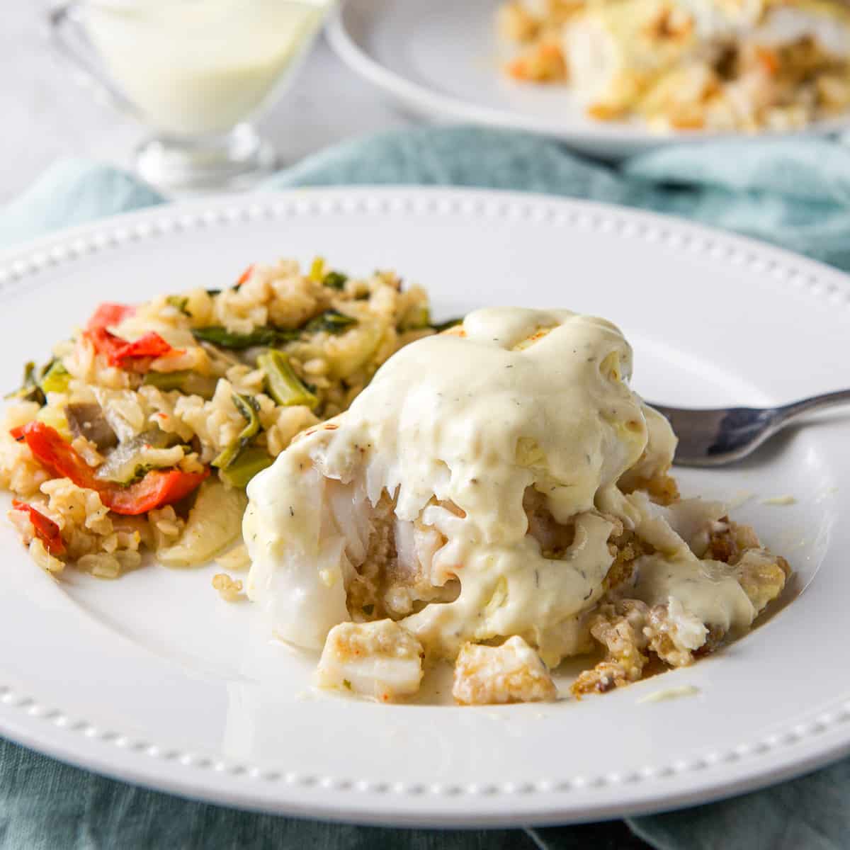 Seafood Stuffed Fish | Dishes Delish