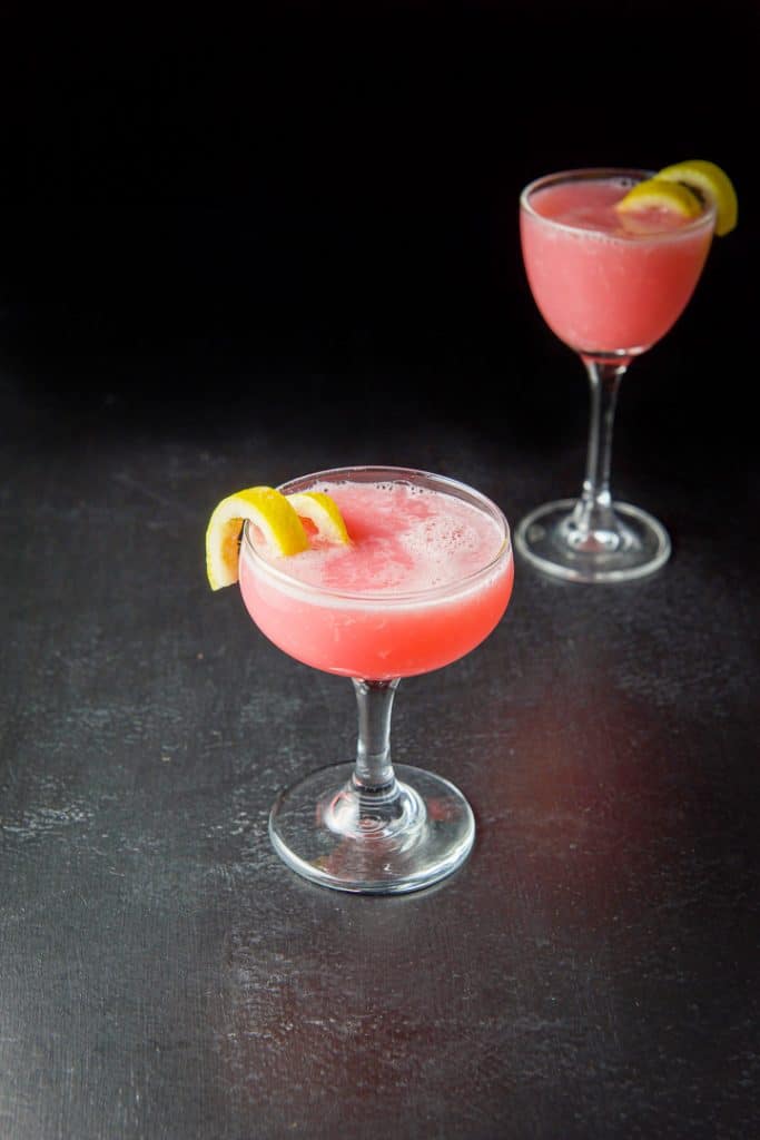 Pink Lady Cocktail - Pretty and Delicious - Dishes Delish