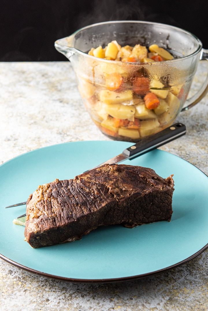 Instant Pot Bottom Round Roast | Dishes Delish