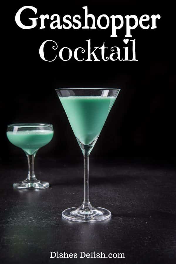 Grasshopper Cocktail | Dishes Delish