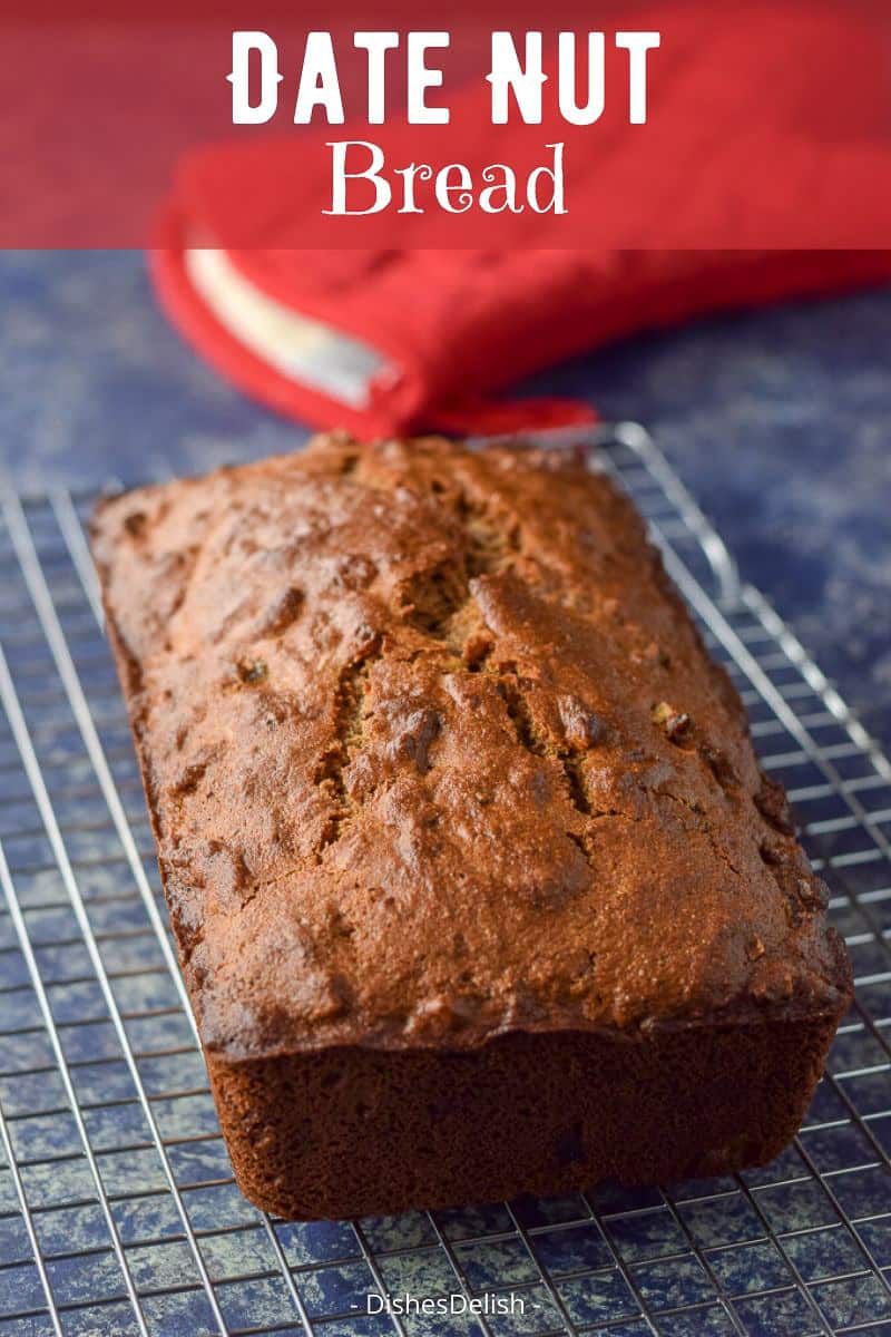 Date Nut Bread | Dishes Delish