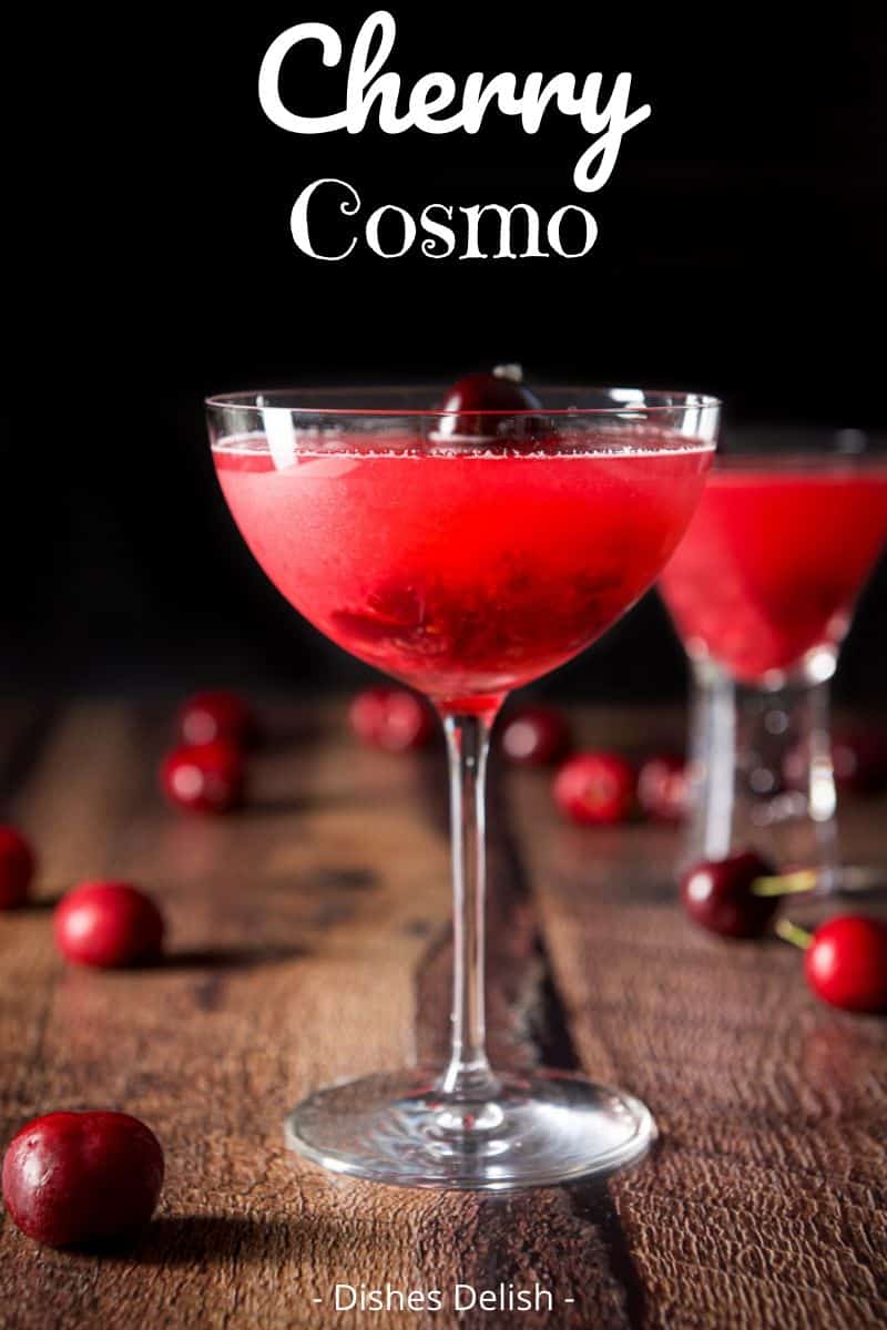 Cherry Cosmo | Fresh Bing Cherries | Dishes Delish