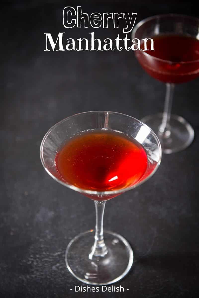 Cherry Manhattan | Dishes Delish