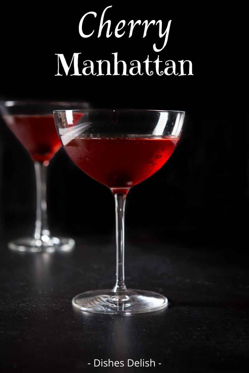 Cherry Manhattan | Dishes Delish
