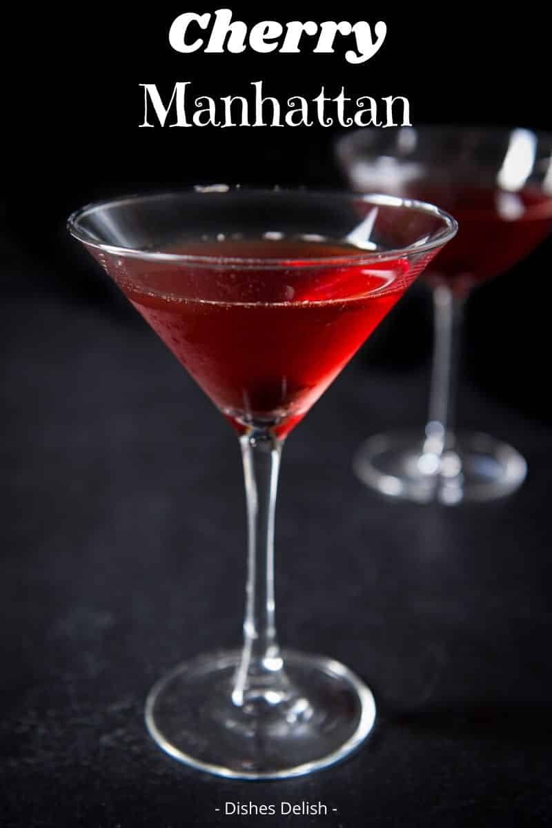 Cherry Manhattan | Dishes Delish