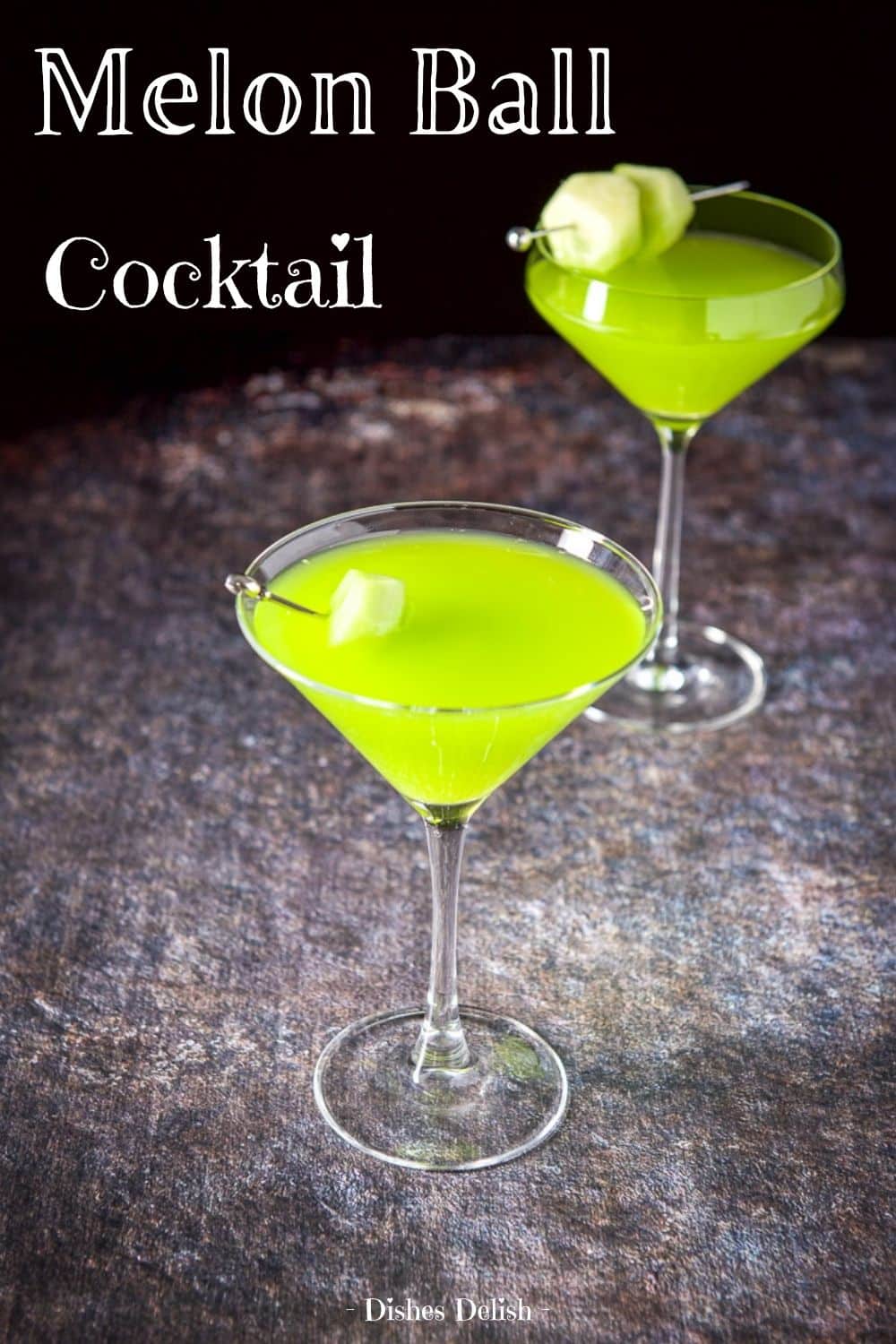 Melon Ball Cocktail - Magnificent Drink - Dishes Delish
