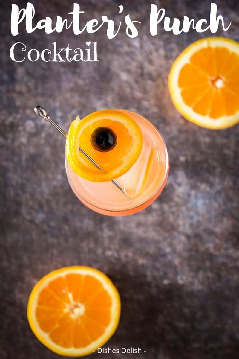 Planter's Punch Cocktail | Dishes Delish