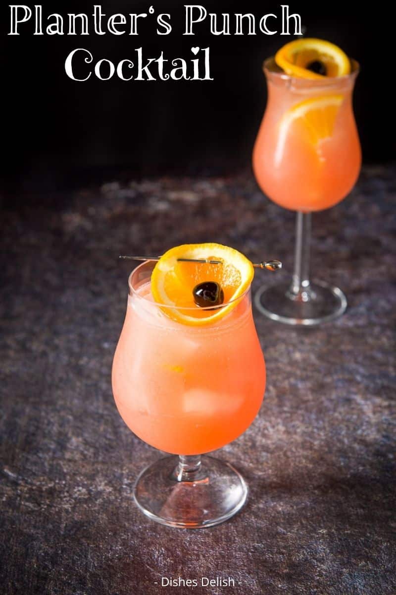 Planter's Punch Cocktail | Dishes Delish