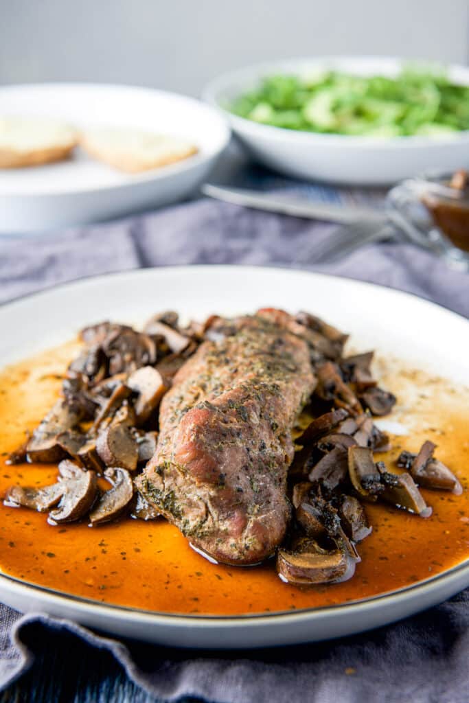 Pork Tenderloin With Mushrooms Slow Cooker Dishes Delish