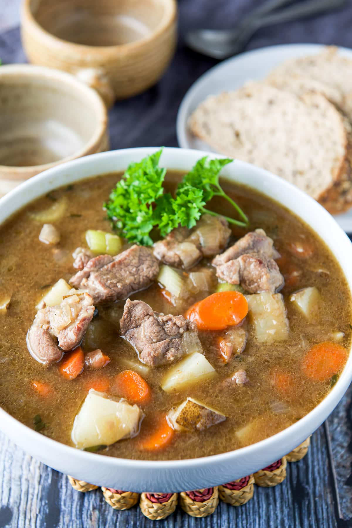 Instant Pot Lamb Stew - Dishes Delish