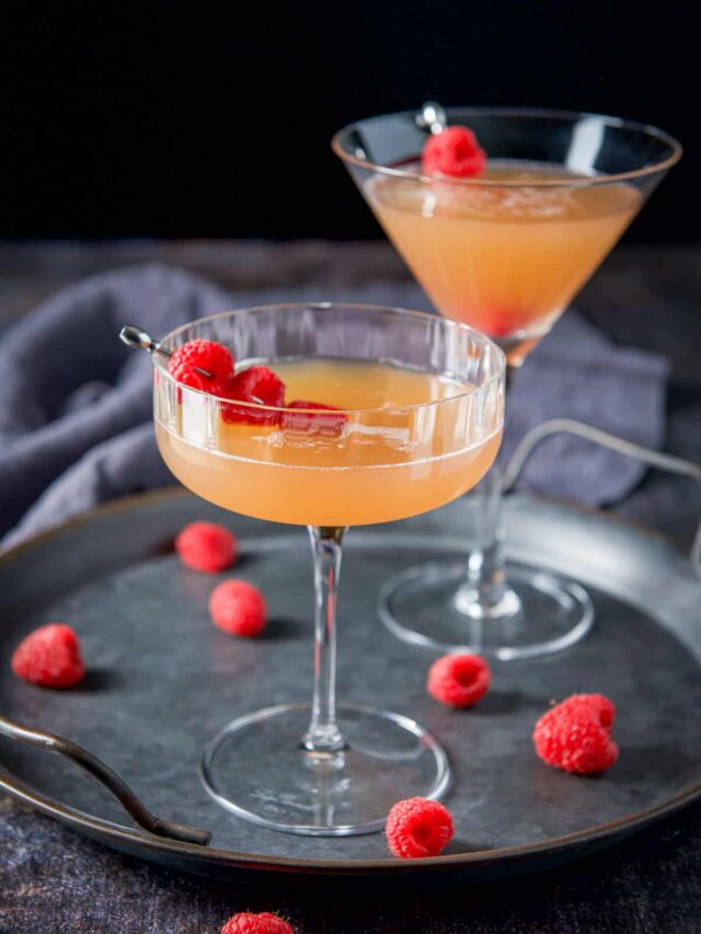 Refreshing French Martini Cocktail - Dishes Delish