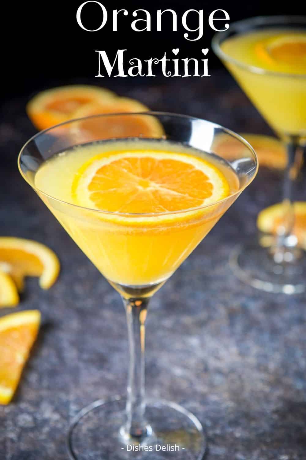 Orange Martini - Dishes Delish