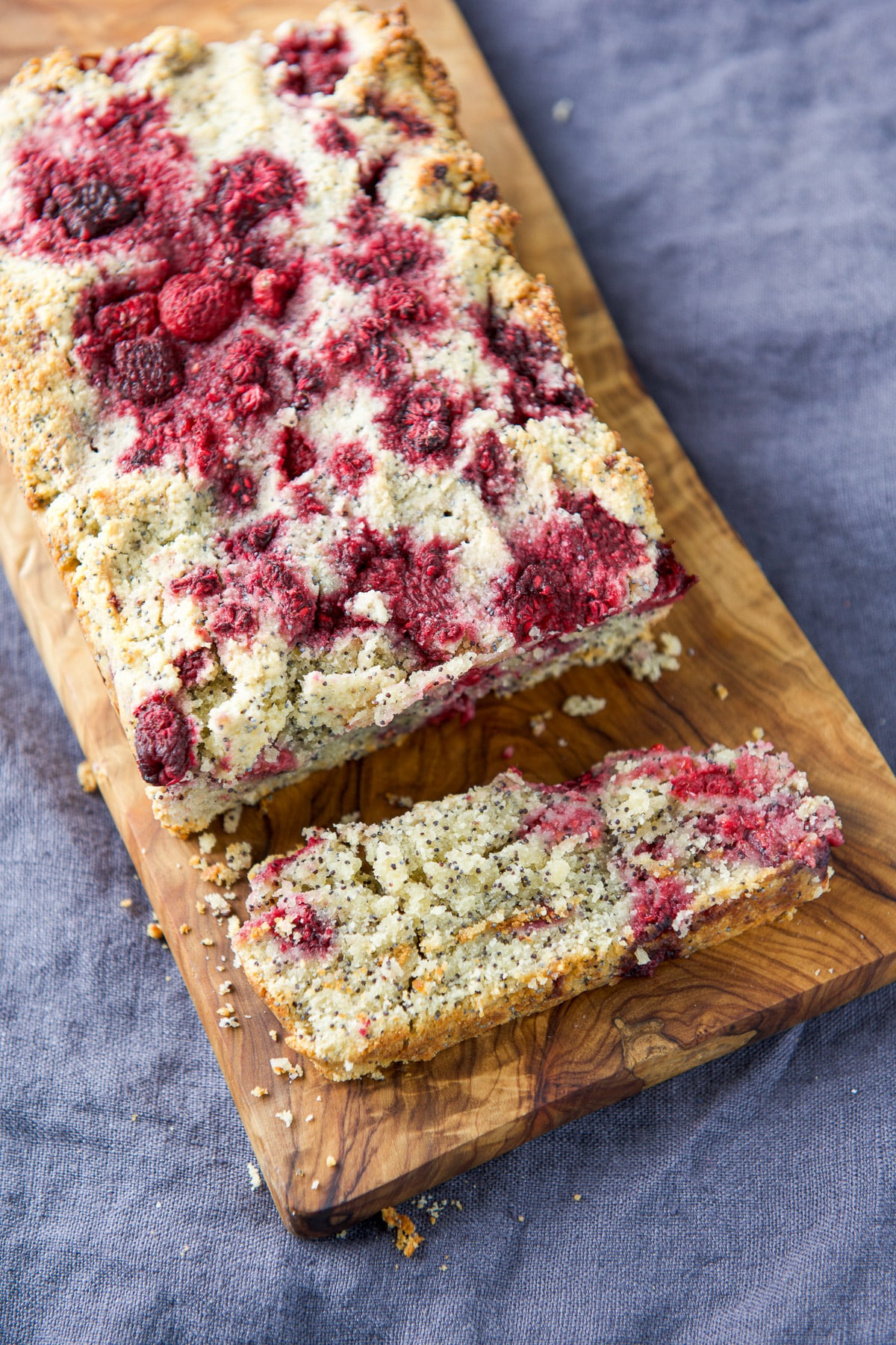 Lemon Raspberry Bread - Dishes Delish
