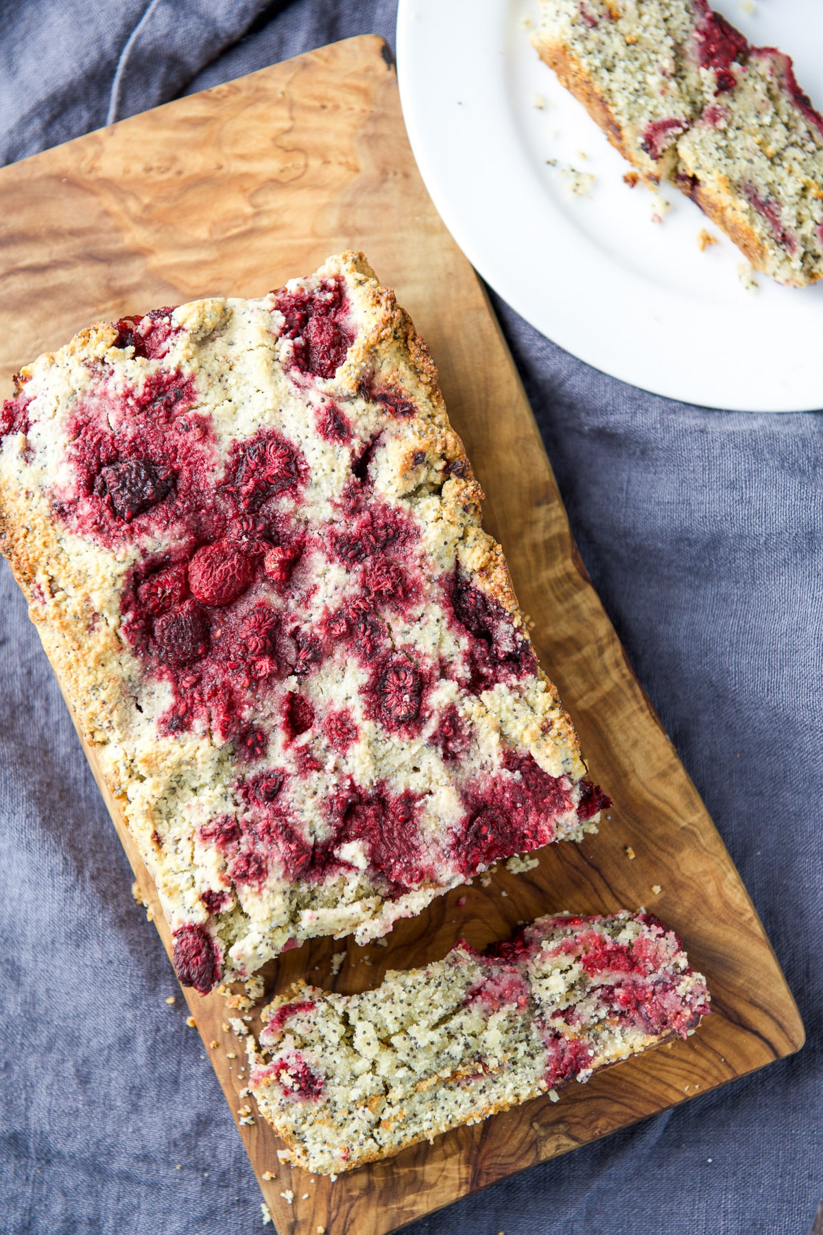Lemon Raspberry Bread - Dishes Delish