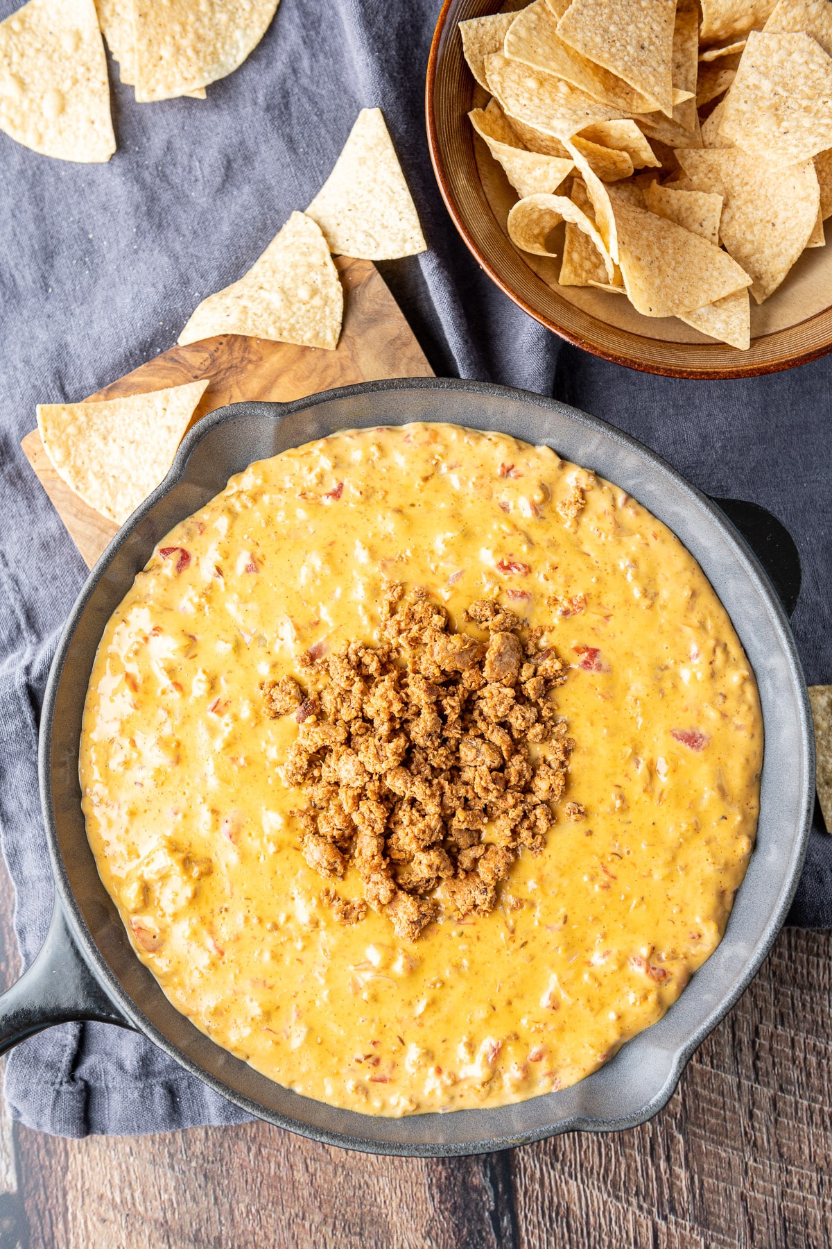 Chorizo Dip - Dishes Delish