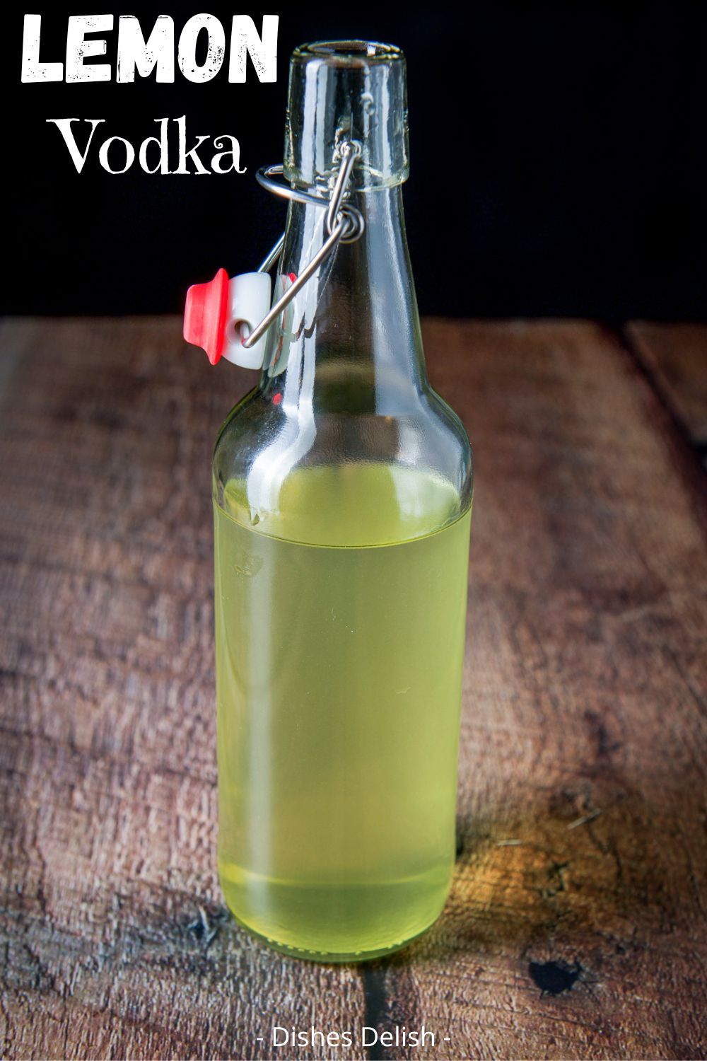 Lemon Infused Vodka - Dishes Delish