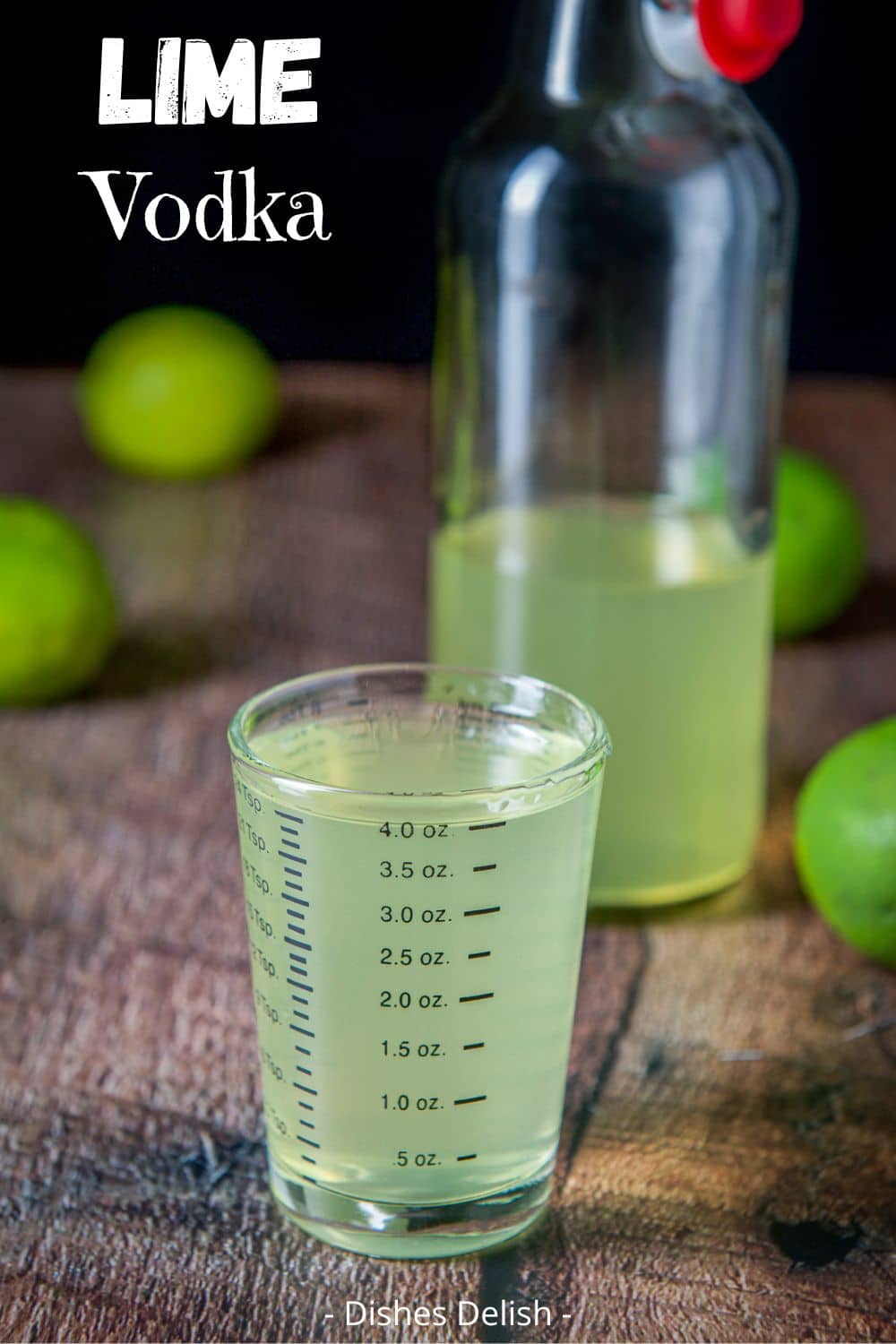 Lime Infused Vodka - Dishes Delish