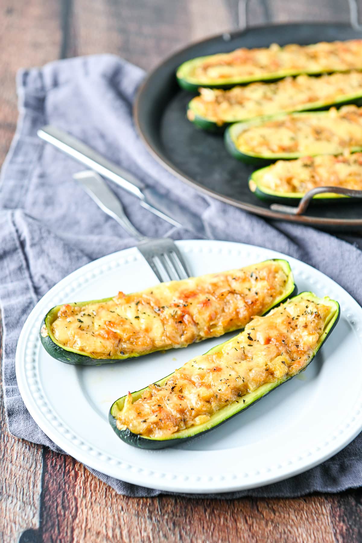 Vegetarian Stuffed Zucchini | Dishes Delish