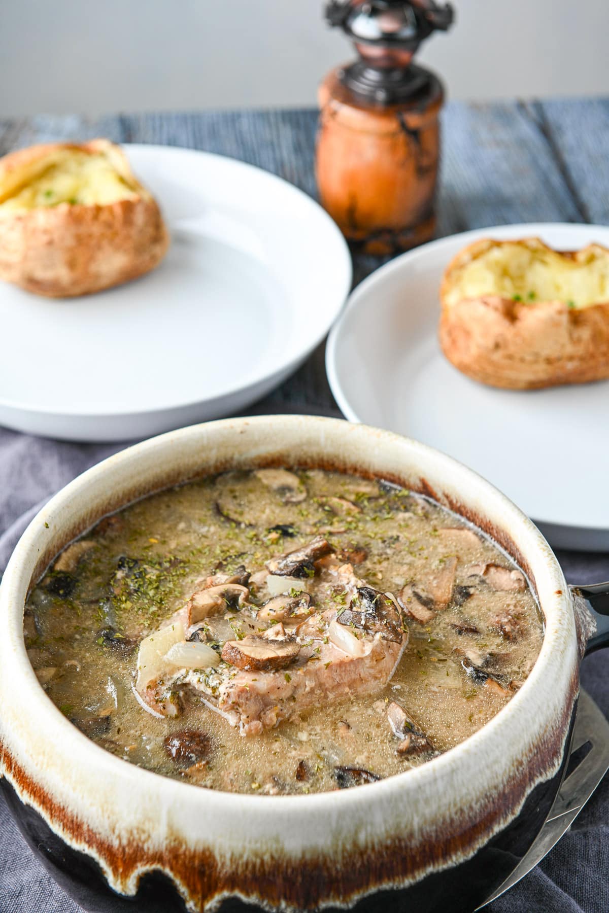 Slow Cooker Pork Chops - Dishes Delish