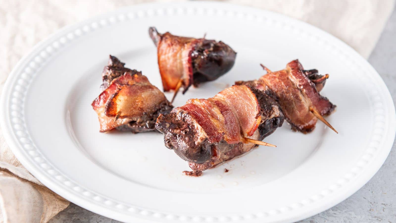 Bacon Wrapped Chicken Livers | Dishes Delish