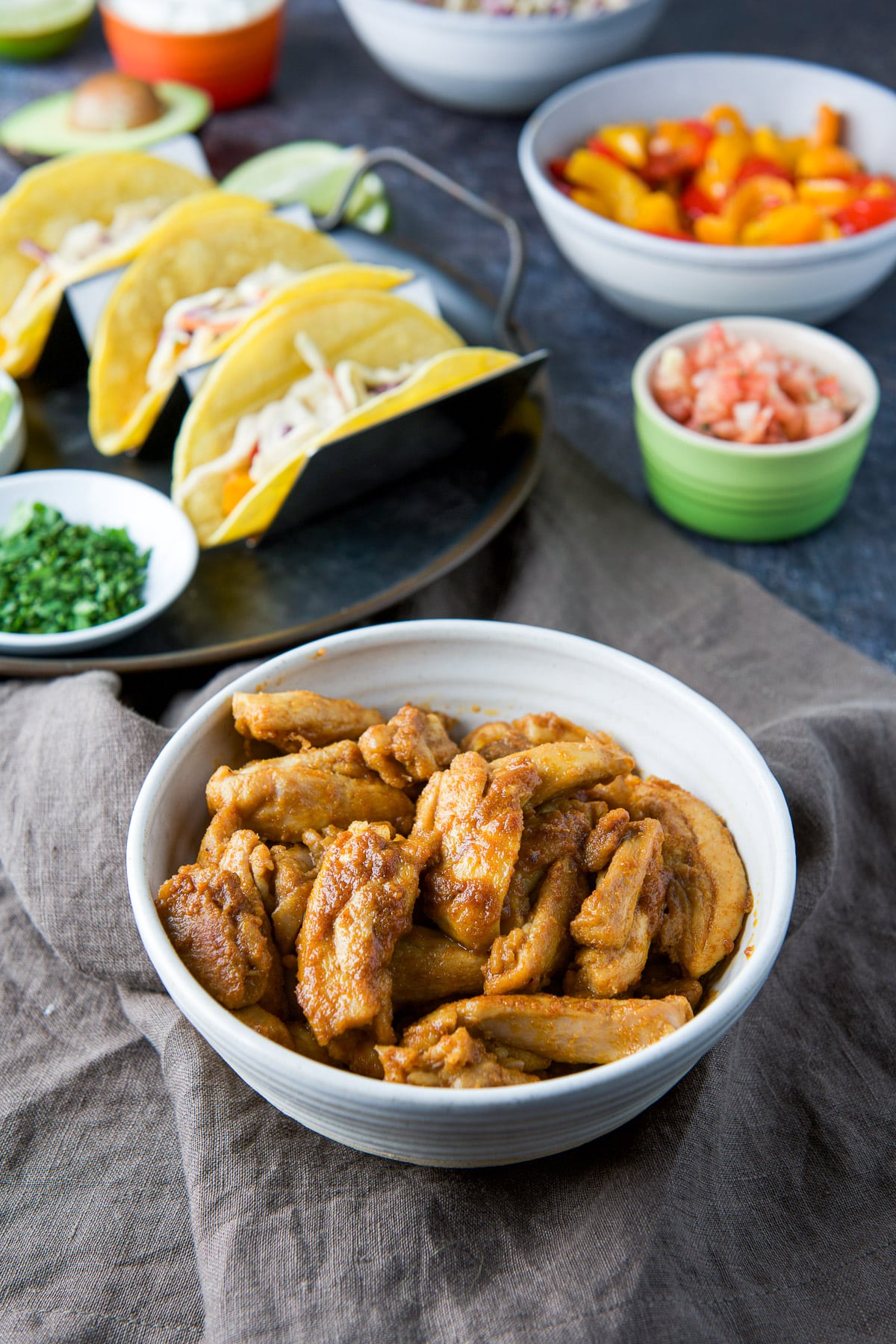 Chicken Street Tacos - Dishes Delish