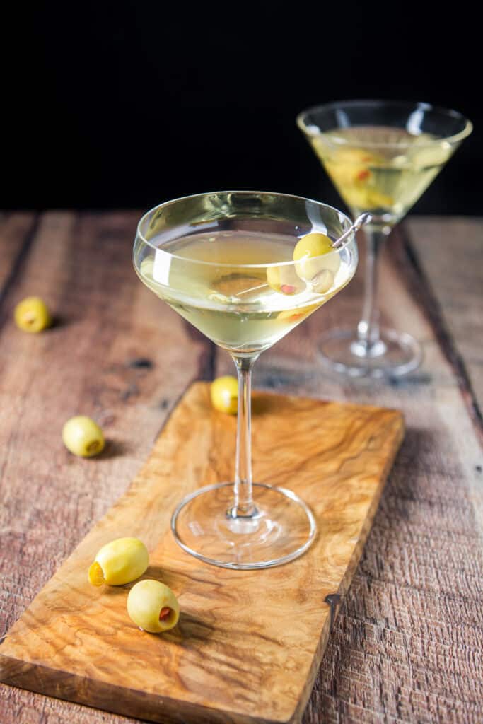 Hot and Dirty Martini - Dishes Delish