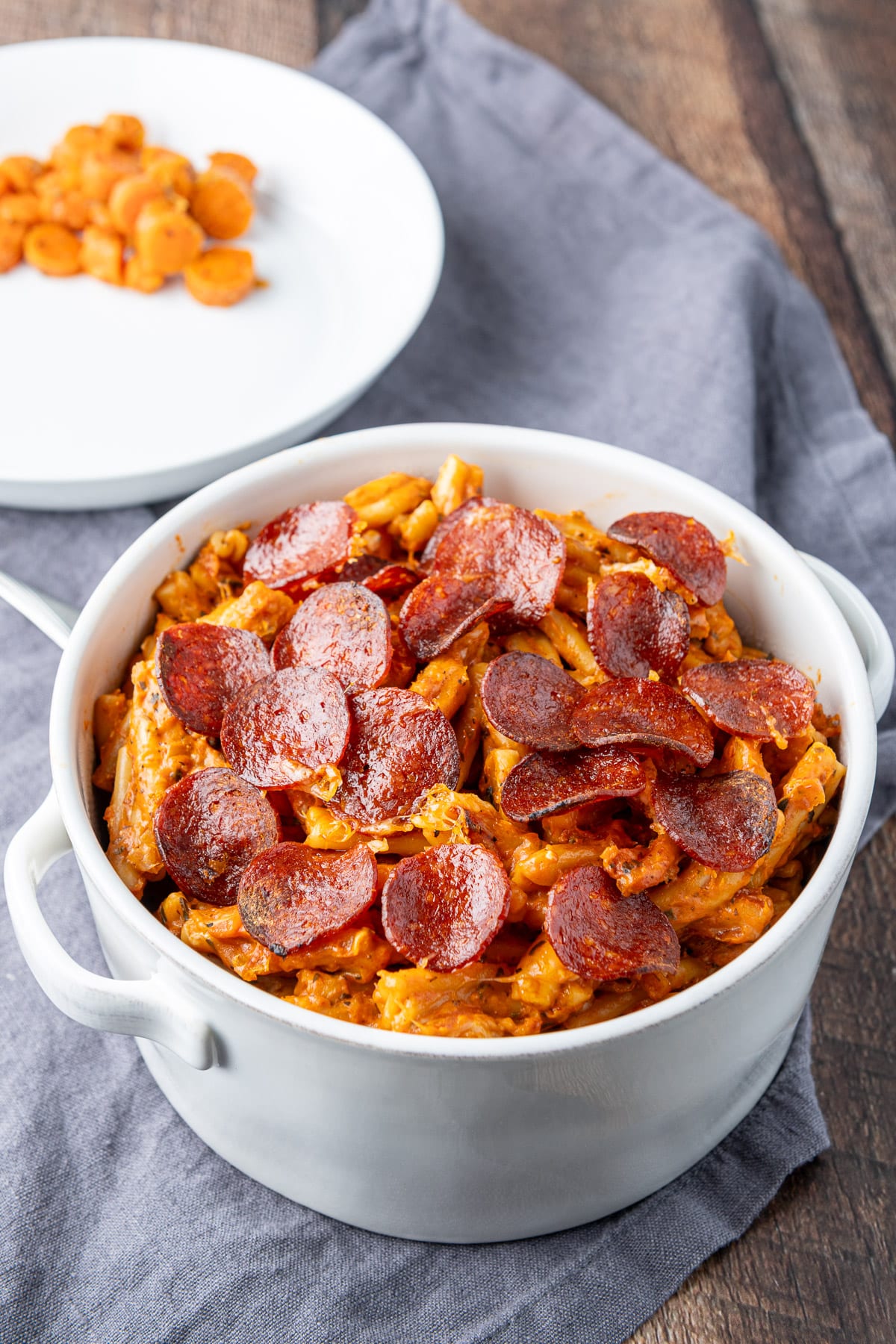 Pepperoni Pasta - Dishes Delish