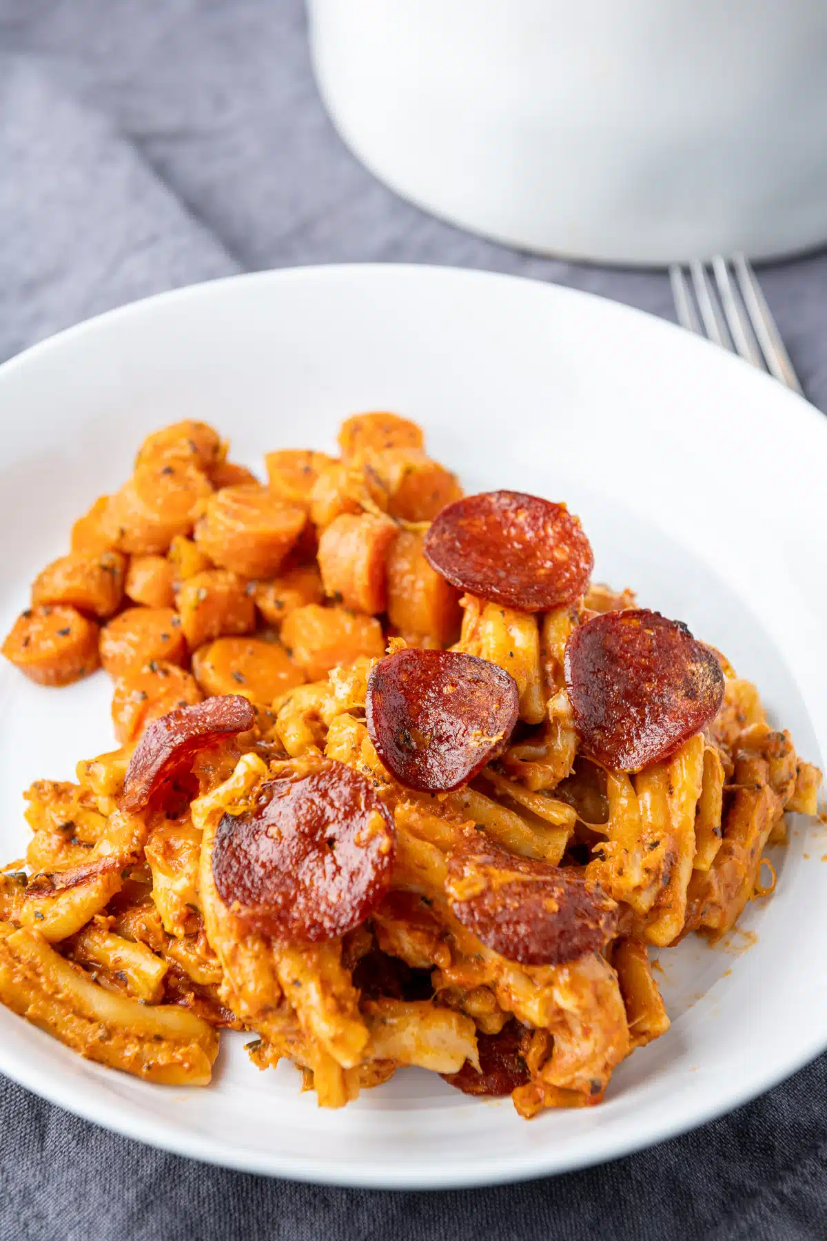 Pepperoni Pasta - Dishes Delish