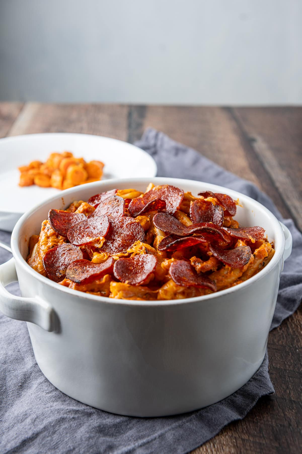 Pepperoni Pasta - Dishes Delish