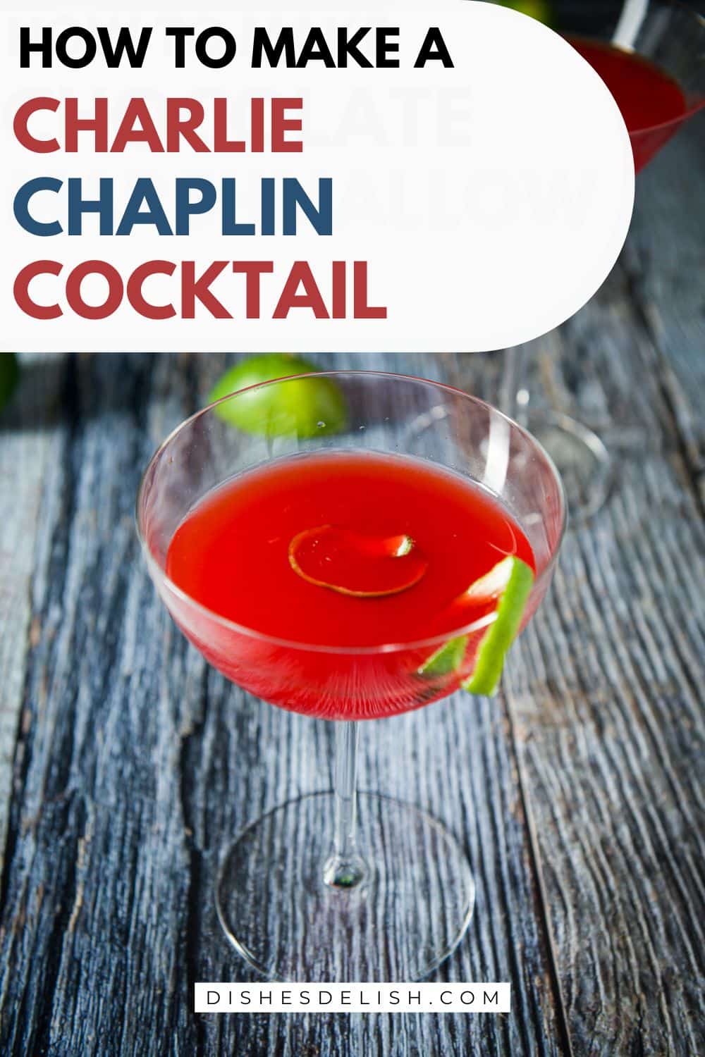 Charlie Chaplin Cocktail - Dishes Delish