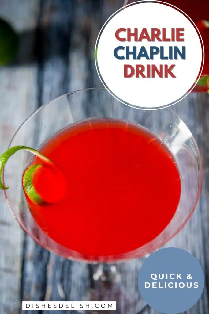 Charlie Chaplin Cocktail - Dishes Delish
